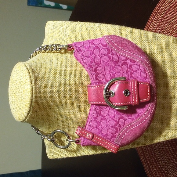 Coach | Bags | Coach Signature Mini Bagpink | Poshmark